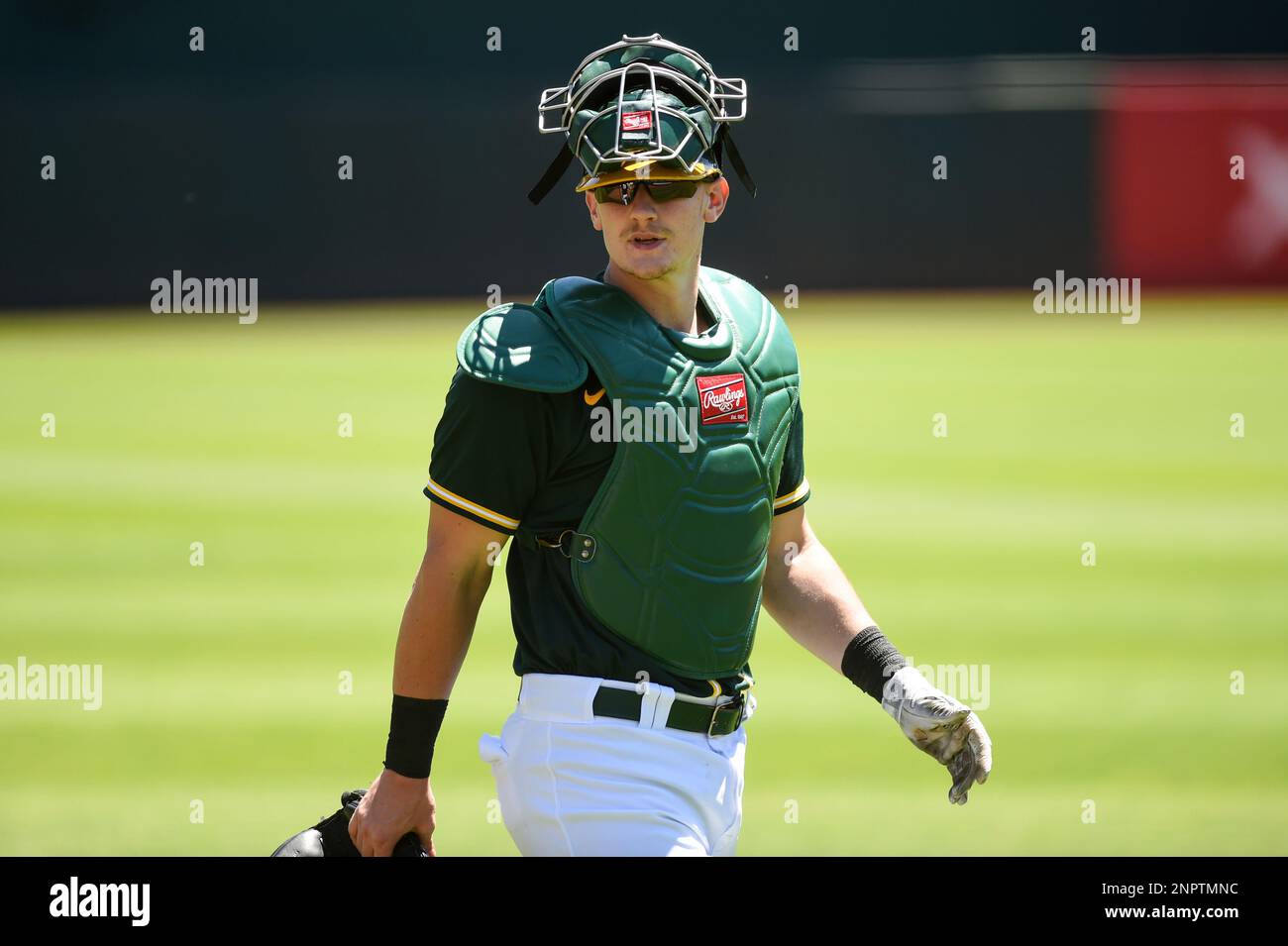 OAKLAND, CA - JULY 12: Oakland Athletics catcher Sean Murphy during ...