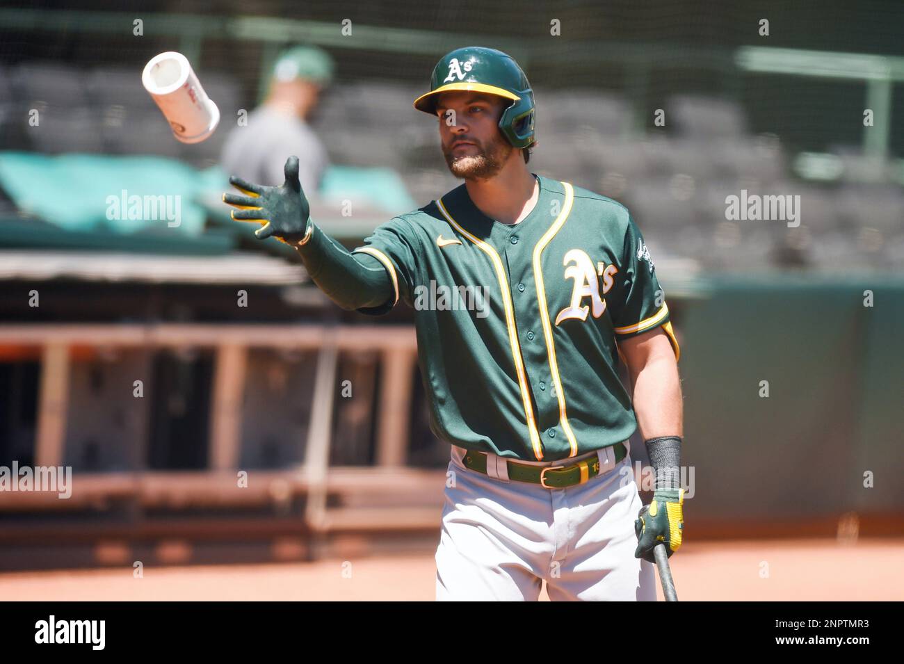 OAKLAND, CA - JULY 12: Oakland Athletics outfielder Chad Pinder during ...