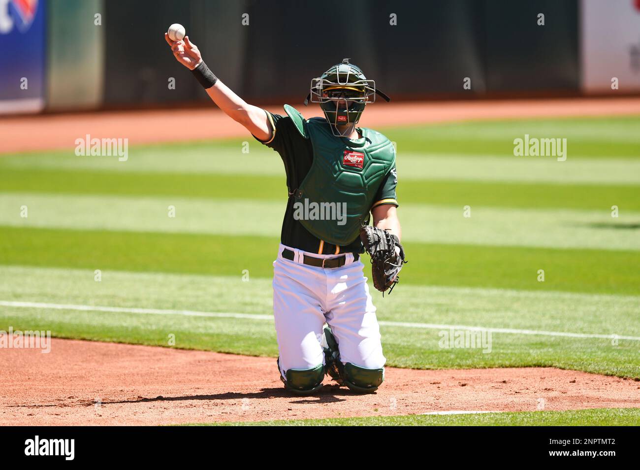 OAKLAND, CA - JULY 12: Oakland Athletics catcher Sean Murphy during ...