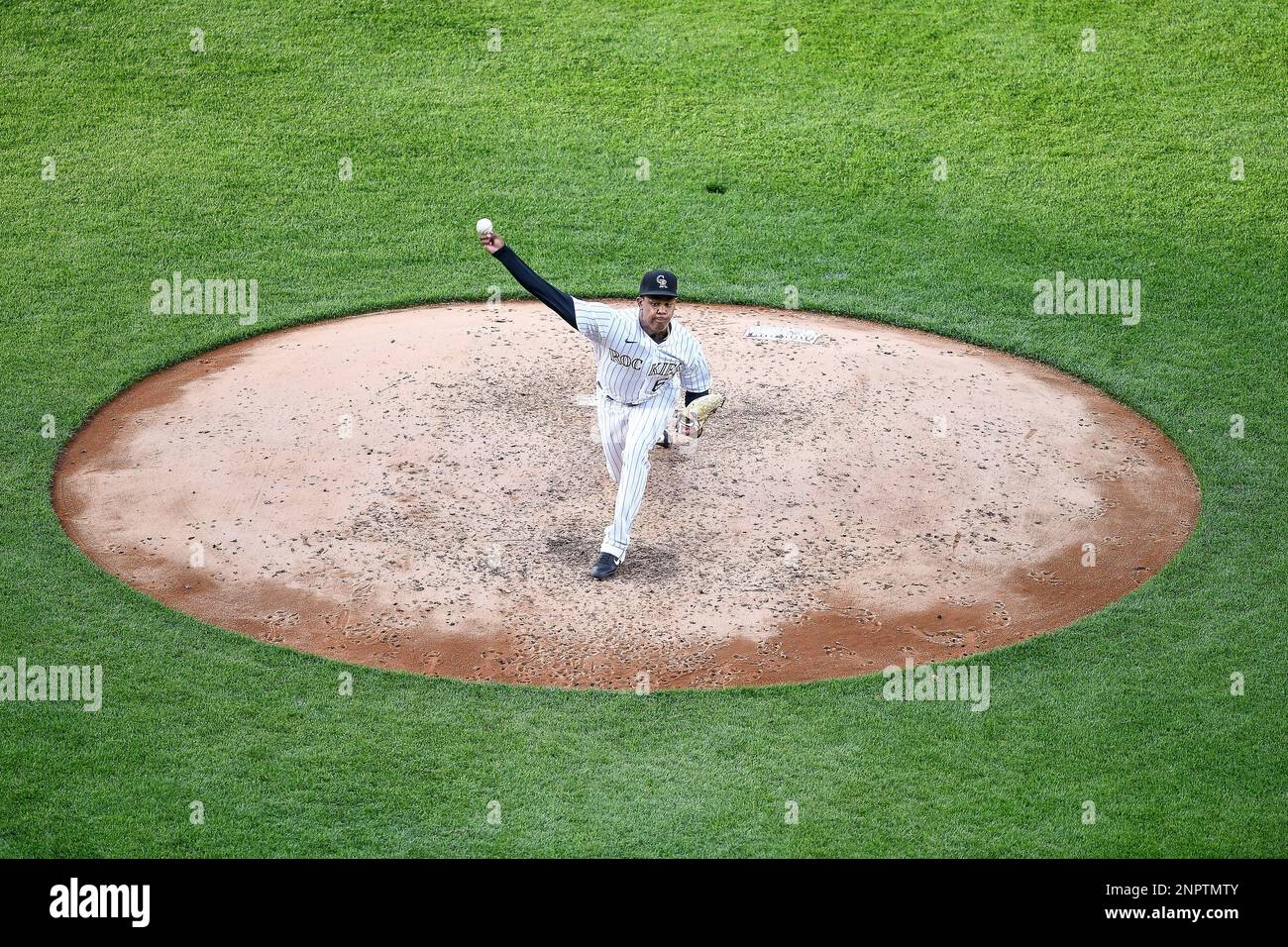 DENVER, CO - JULY 11: Colorado Rockies relief pitcher Yency Almonte (62 ...