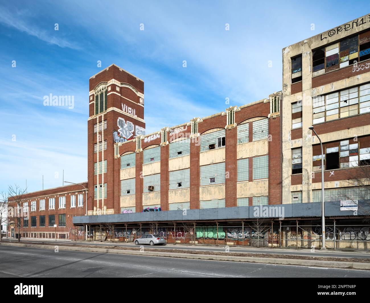 Continental Can building in the central manufacturing district Stock ...