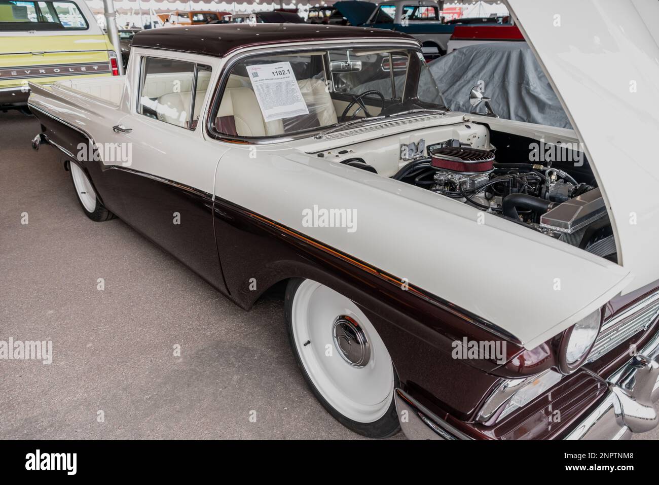Custom 1957 Ford Ranchero Pickup Stock Photo - Alamy