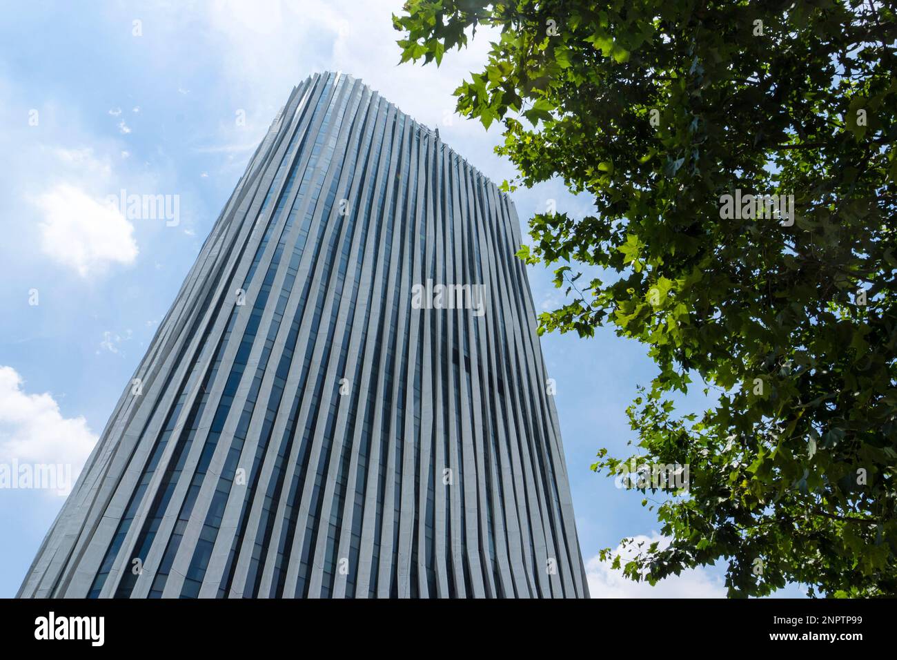 A view of the Hongkou SOHO office tower designed by Japanese architect ...