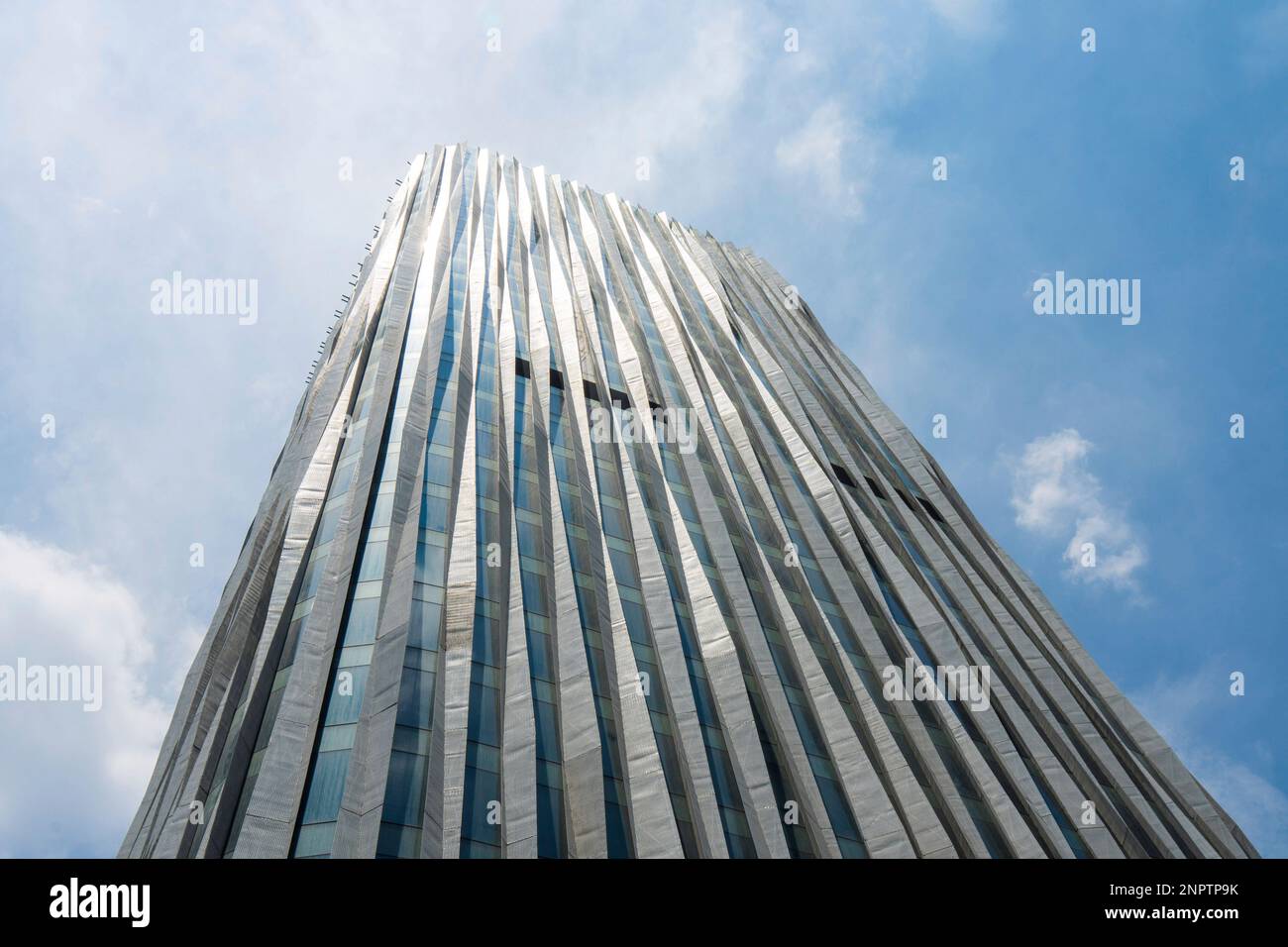 A view of the Hongkou SOHO office tower designed by Japanese architect ...