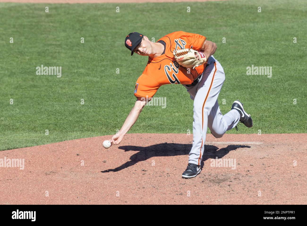 SAN FRANCISCO, CA - JULY 11: San Francisco Giants relief pitcher Tyler Rogers (71) throws a ...