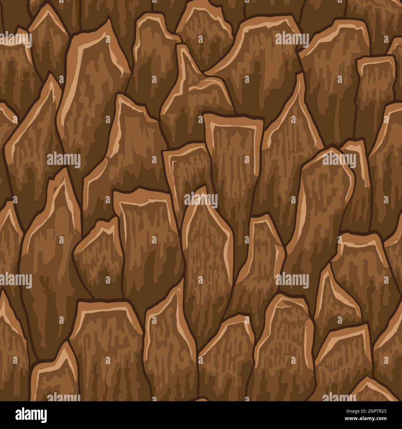 Cartoon game texture, rocks, dirt and ground surface seamless pattern ...