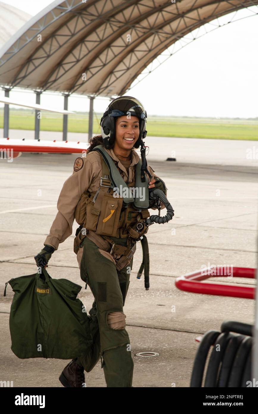 In this photo provided by the U.S. Navy, student Naval aviator Lt. j.g ...