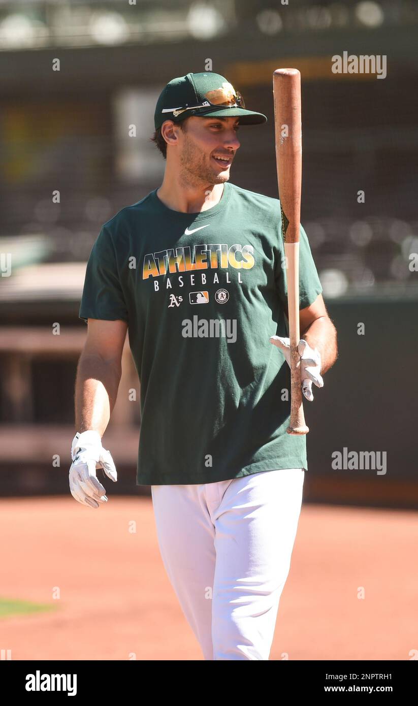 OAKLAND, CA - JULY 11: Oakland Athletics first baseman Matt Olson ...