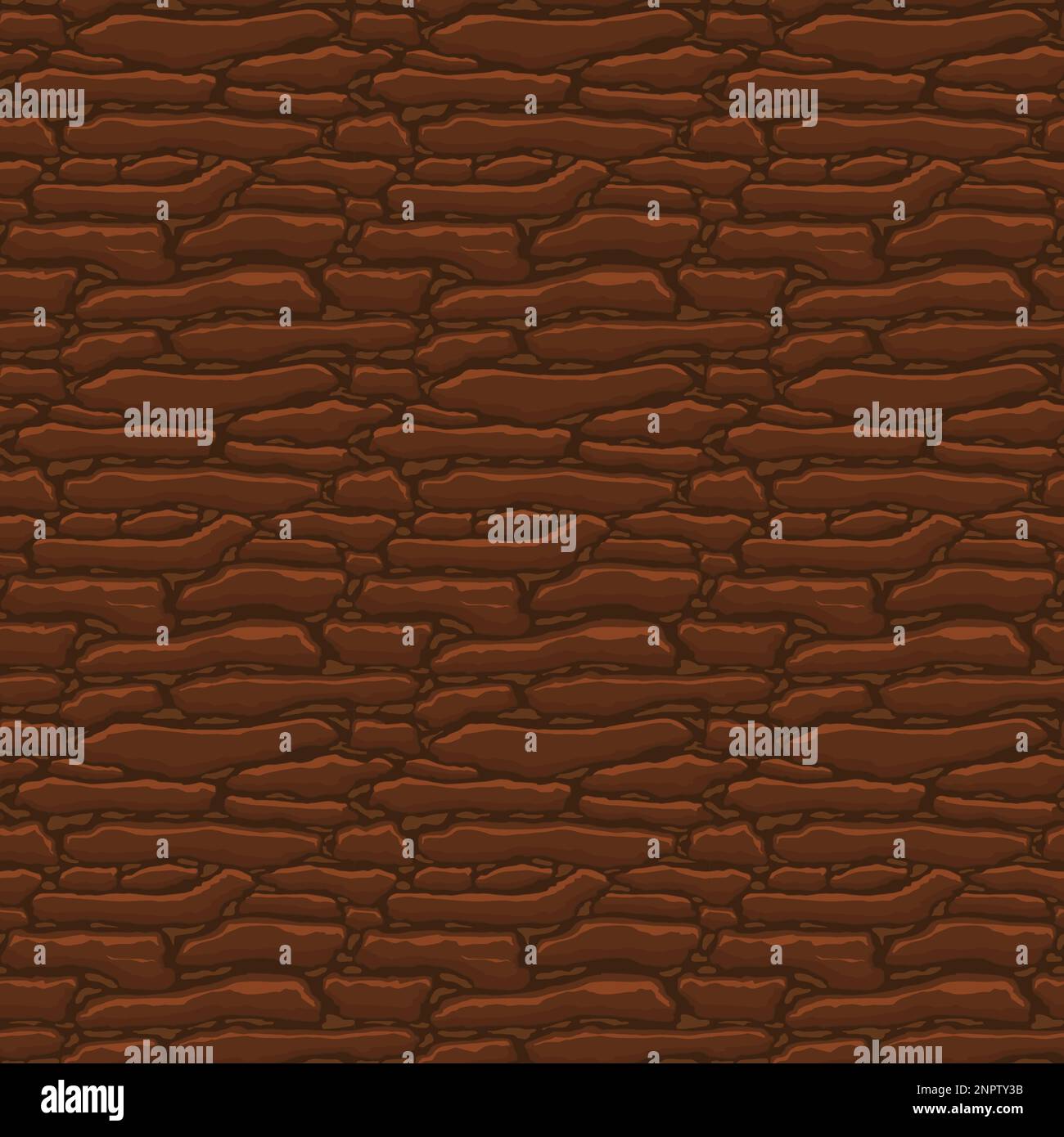 Cartoon game texture, rocks, dirt and ground surface seamless pattern ...