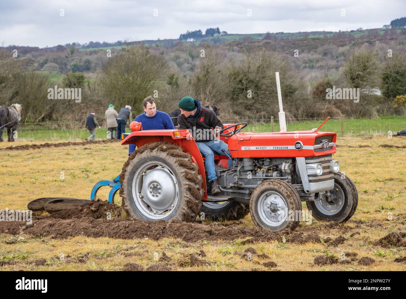 Macroom Cork County Ploughing Match, February 2023 Stock Photo - Alamy