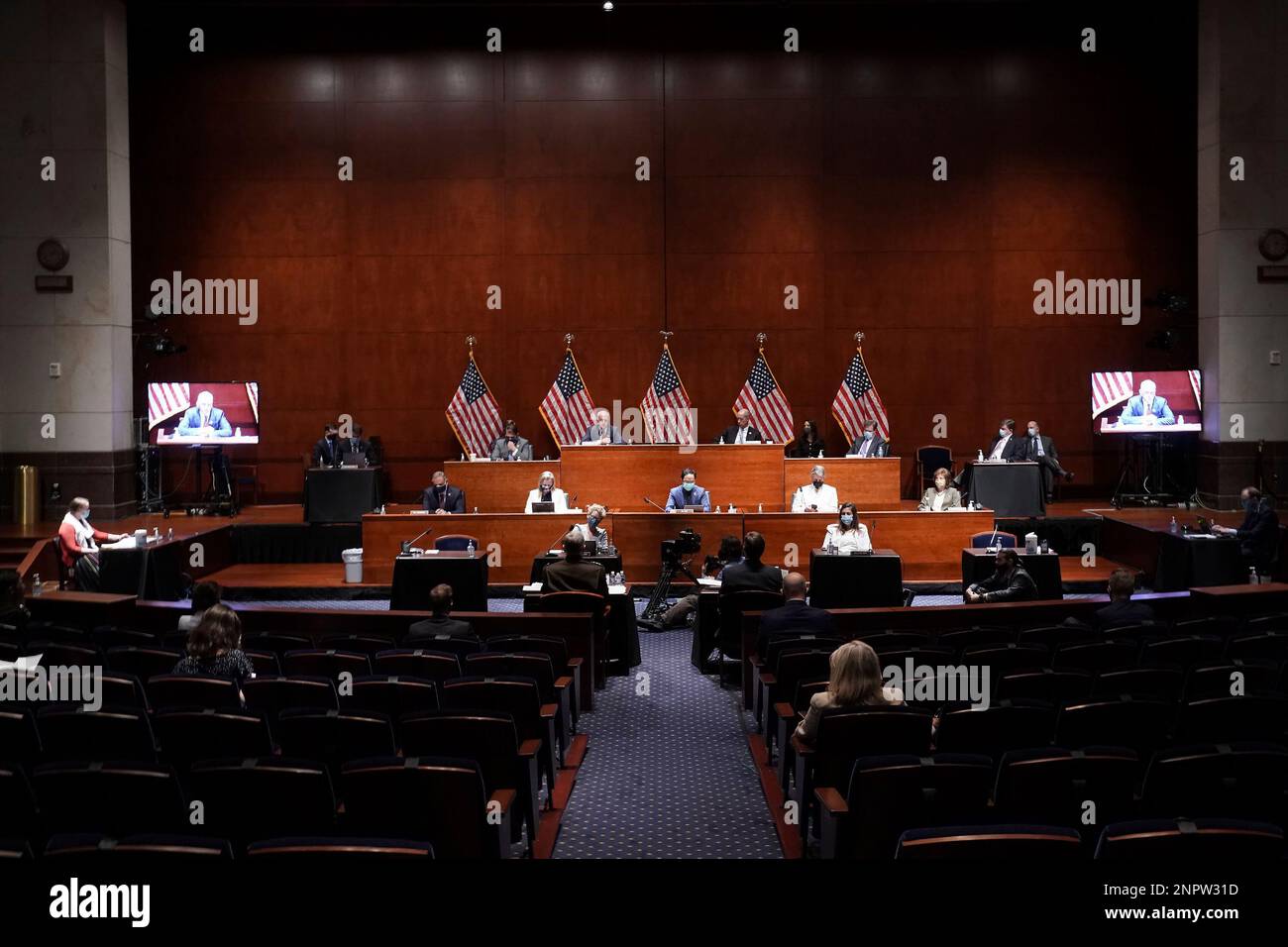 House Armed Services Committee Chairman Adam Smith, D-Wash., gives an ...