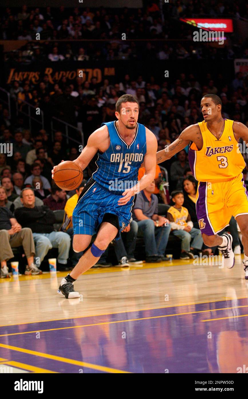Orlando Magic forward Hedo Turkoglu (15) makes a move with the ...