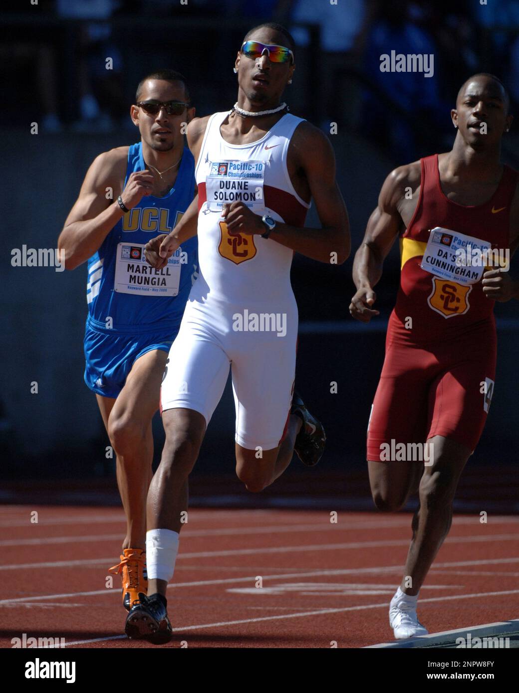 Duane Solomon of USC wins 800-meter heat in 1:49.74 in the Pacific-10 ...