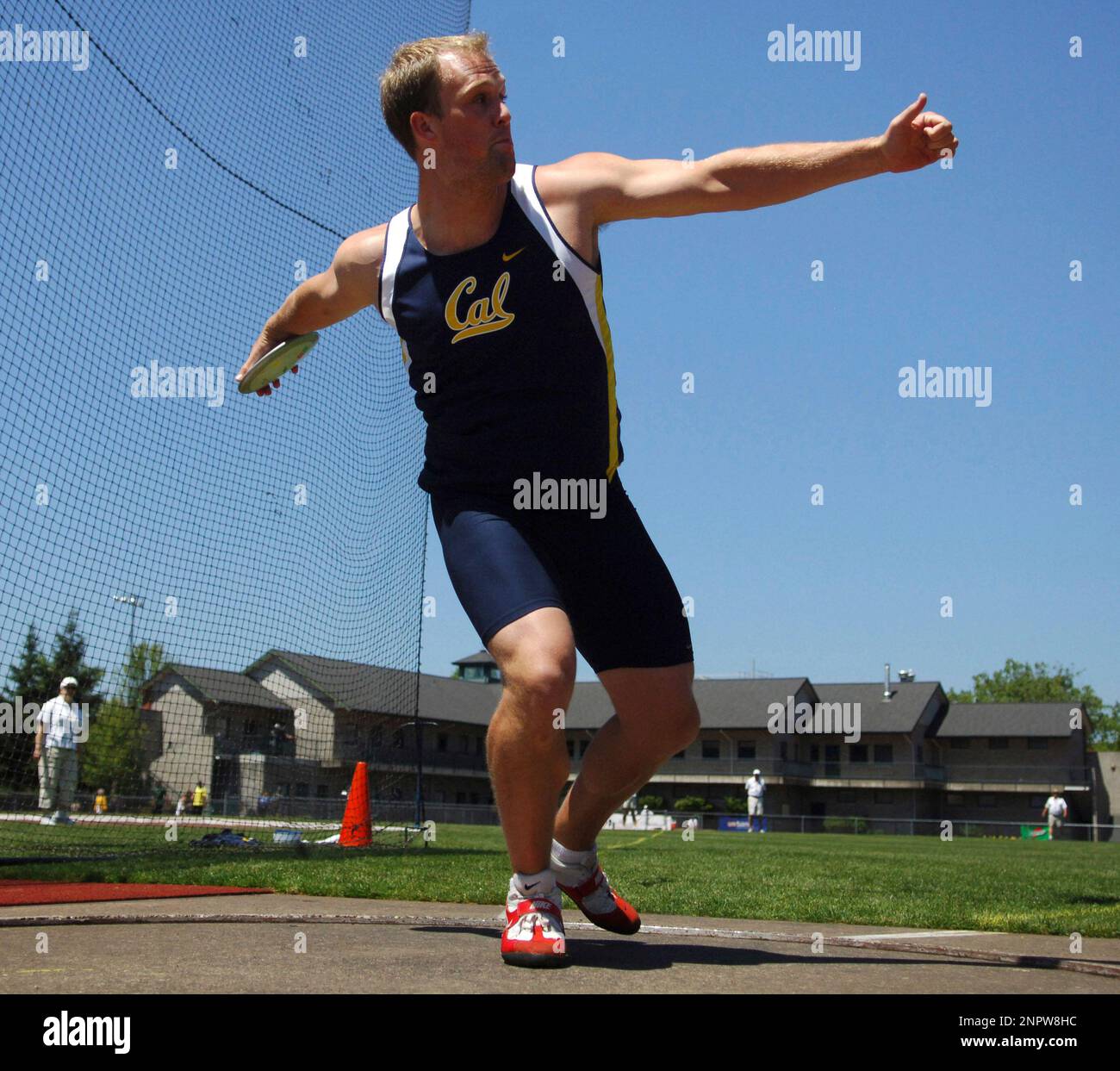Kurt Seefeld of California was ninth in the discus at 176-2 (53.69m) in ...