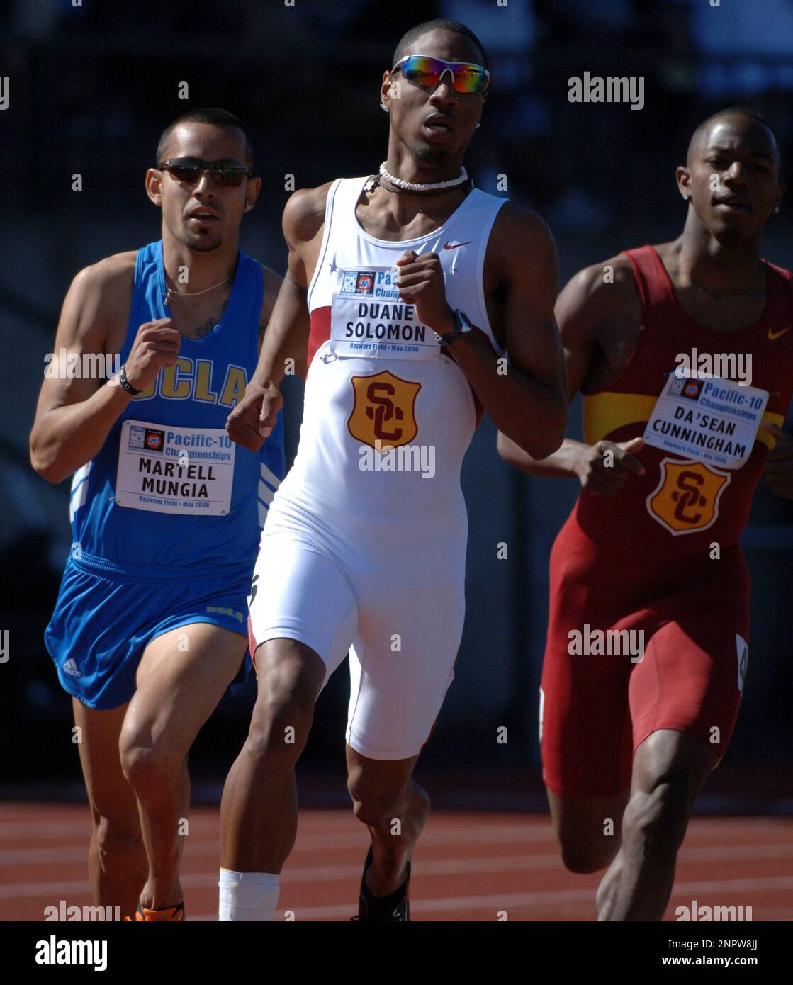 Duane Solomon of USC wins 800-meter heat in 1:49.74 in the Pacific-10 ...