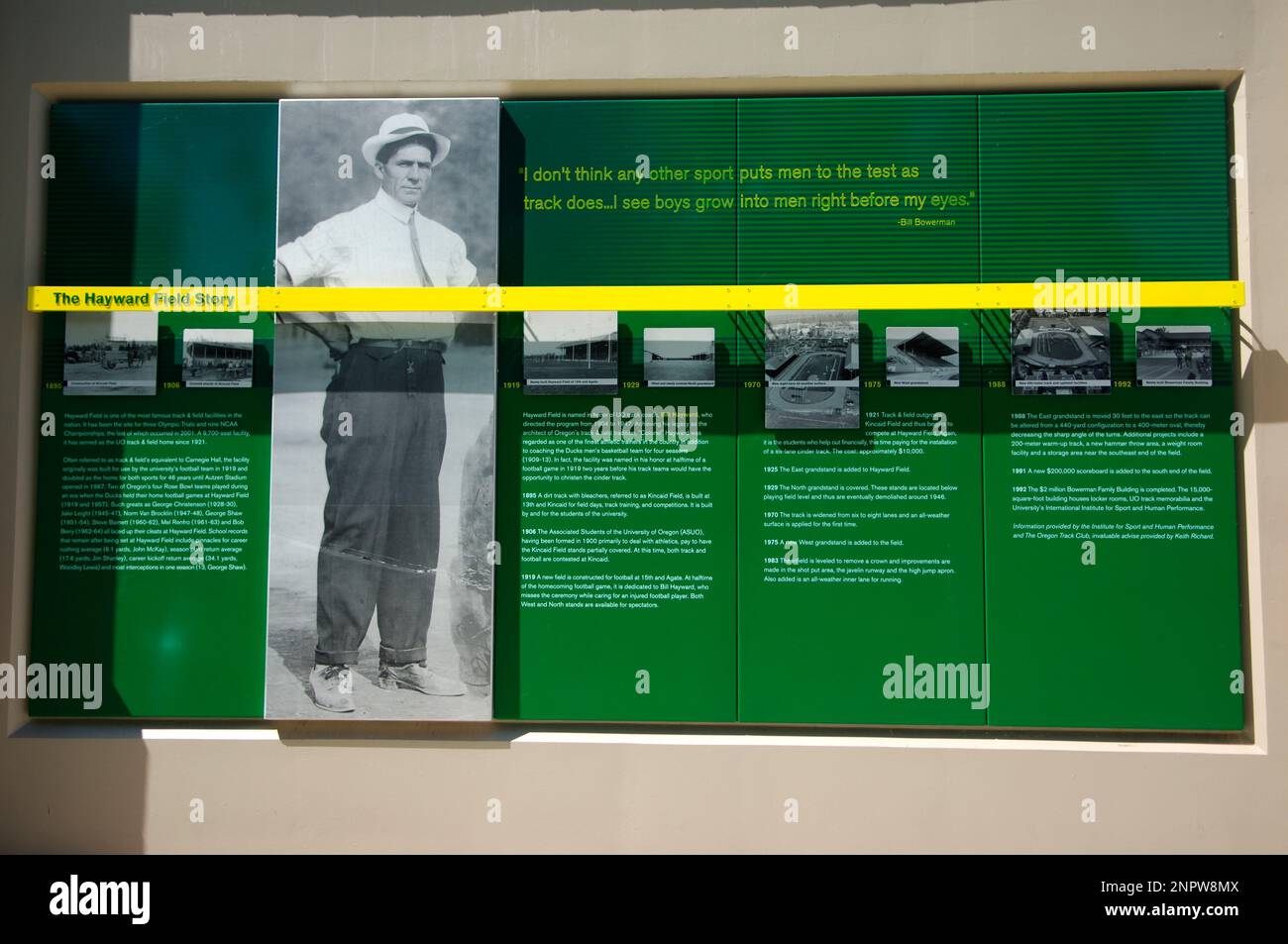 Historical overview of Hayward Field and former Oregon coach Bill ...