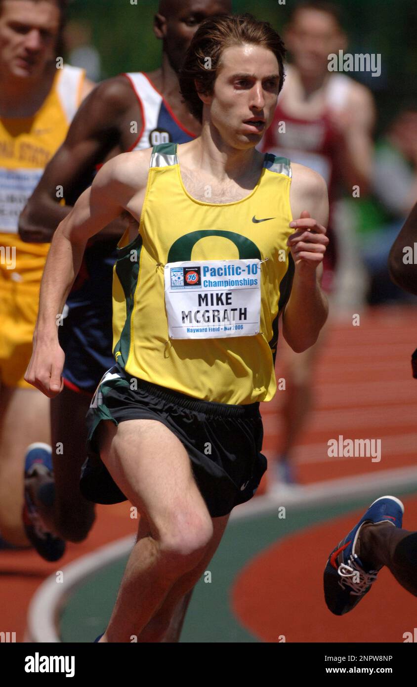Michael McGrath of Oregon wins 1,500-meter heat in 3:49.37 in the ...