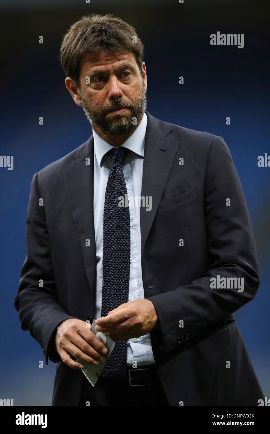 July 7, 2020, Milan, United Kingdom: Juventus Chairman Andrea Agnelli ...