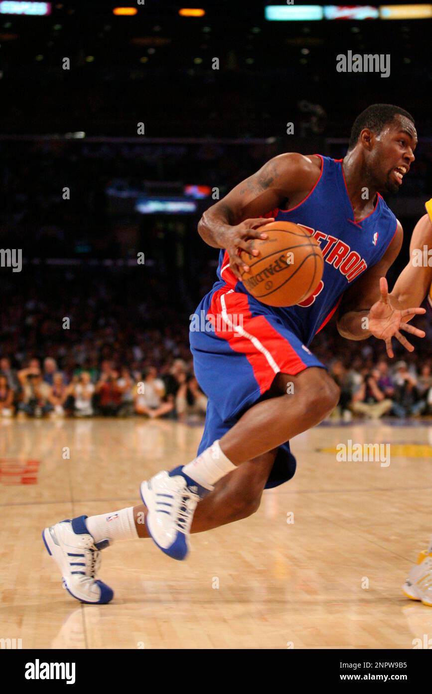 Detroit Pistons guard Rodney Stuckey (3) makes a move with the ...