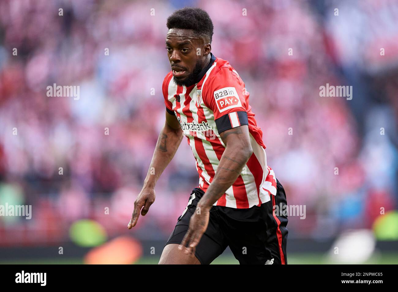 Inaki Williams of Athletic Club during the La Liga match between ...