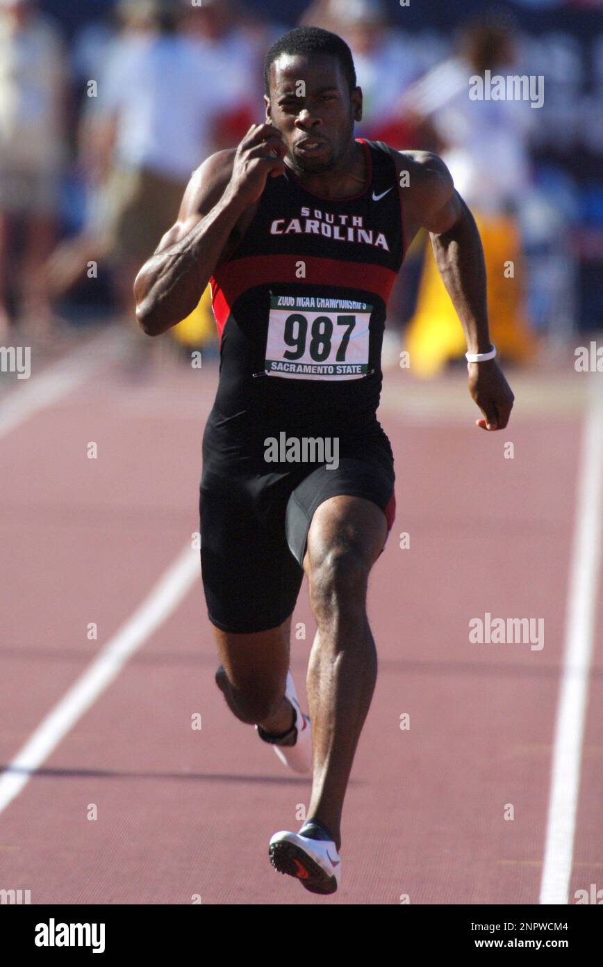 Leroy Dixon of South Carolina placed fourth in 100-meter heat in 10.42 ...