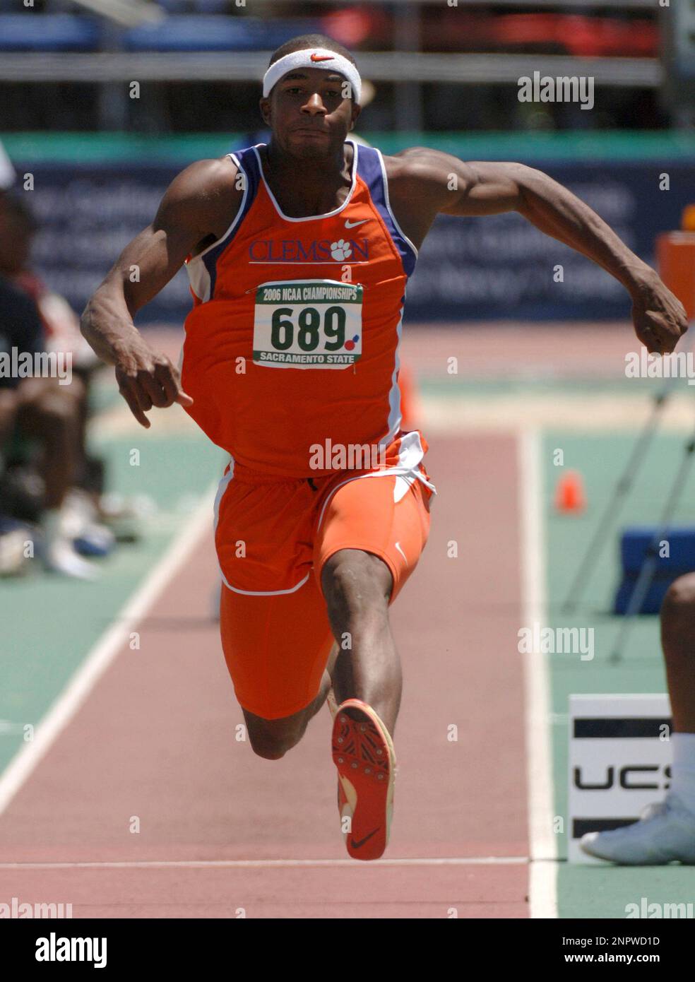 Jason Bell of Clemson was sixth in the triple jump at 51-11 3/4 (15.84m ...