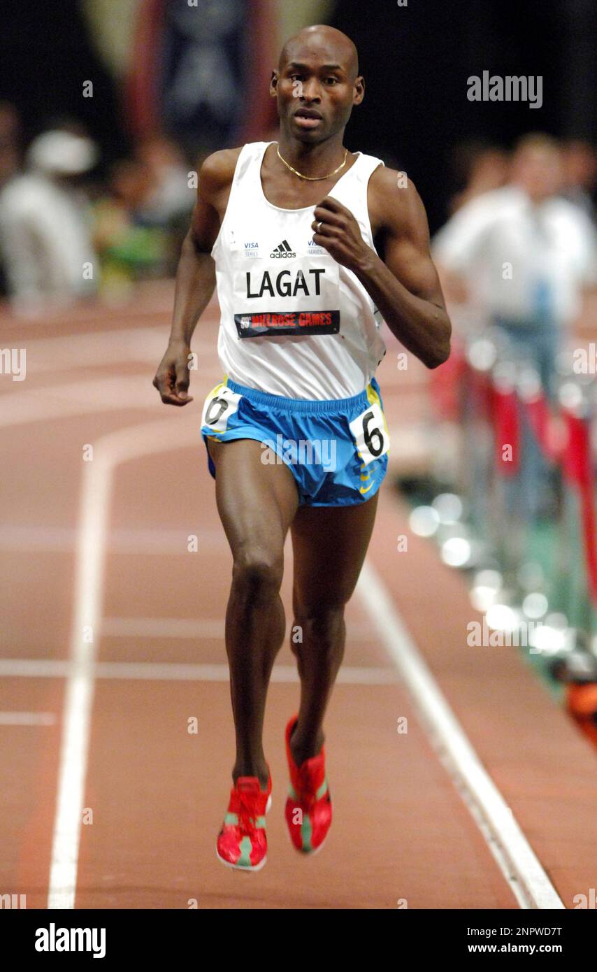 Bernard Lagat won the Wanamaker Mile for the fourth time in 3:56.85 in ...