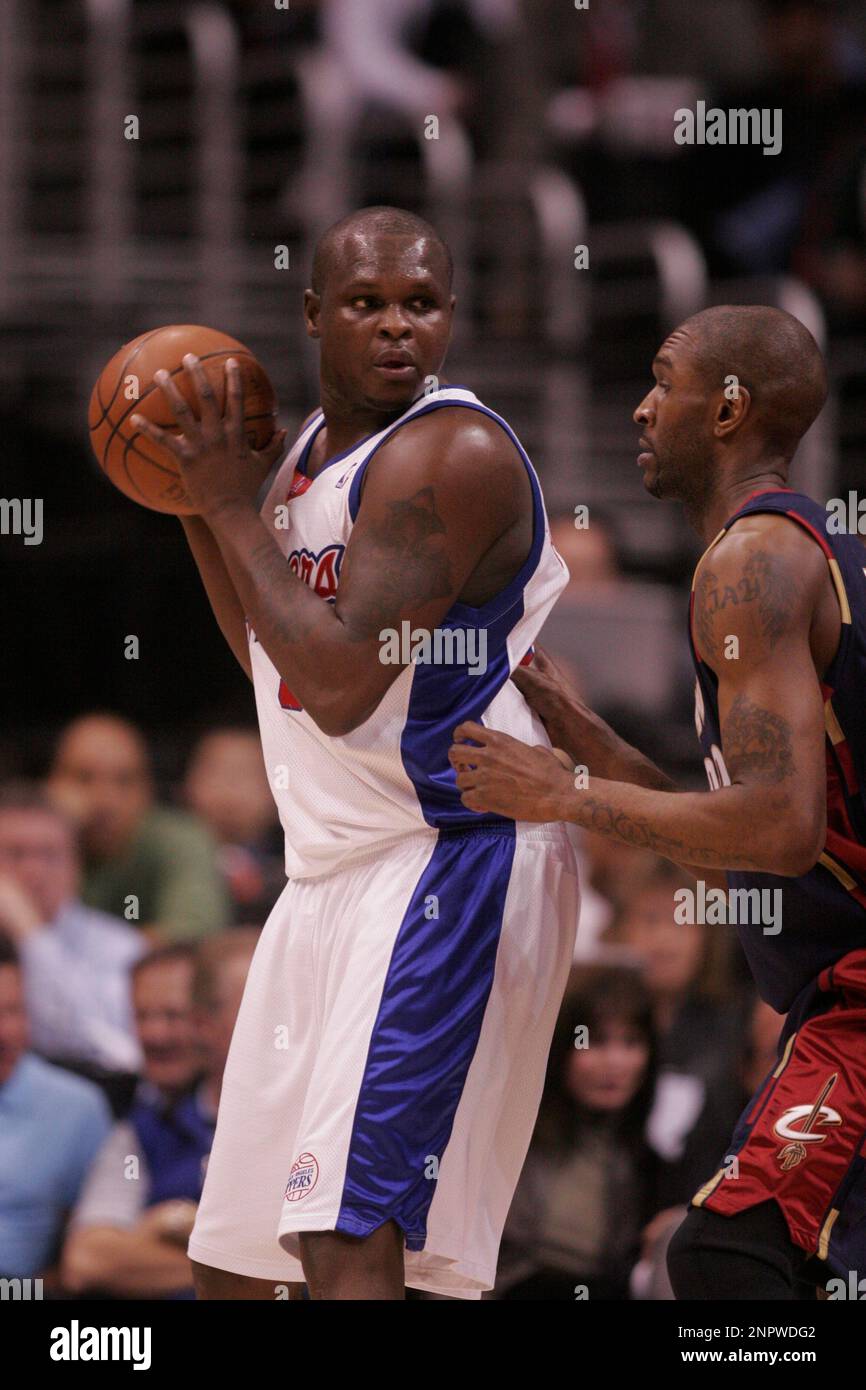 Los Angeles Clippers center Zach Randolph (50) makes a move with the ...