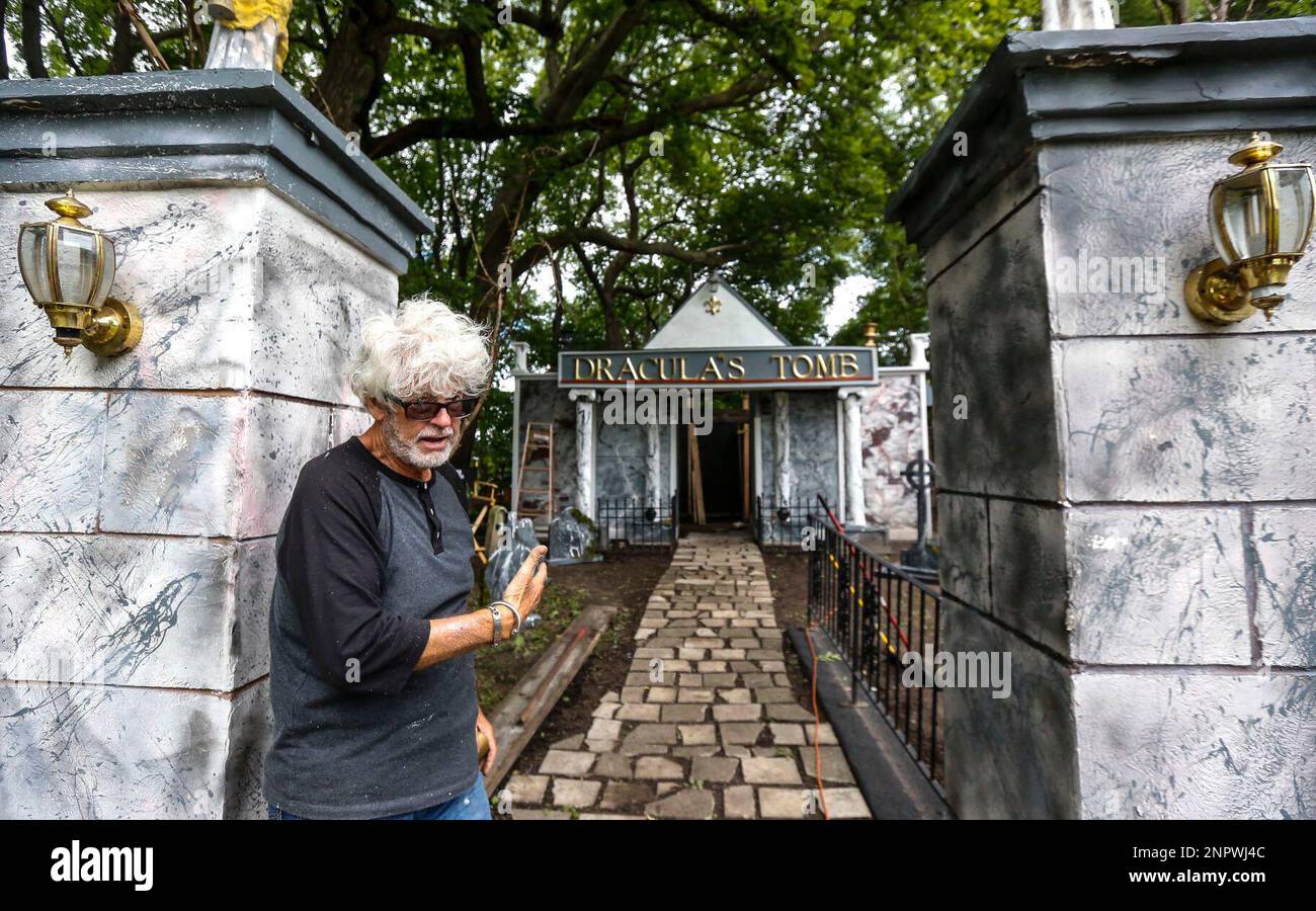 Bob Hummel, a veteran Hollywood production designer, stands at the ...