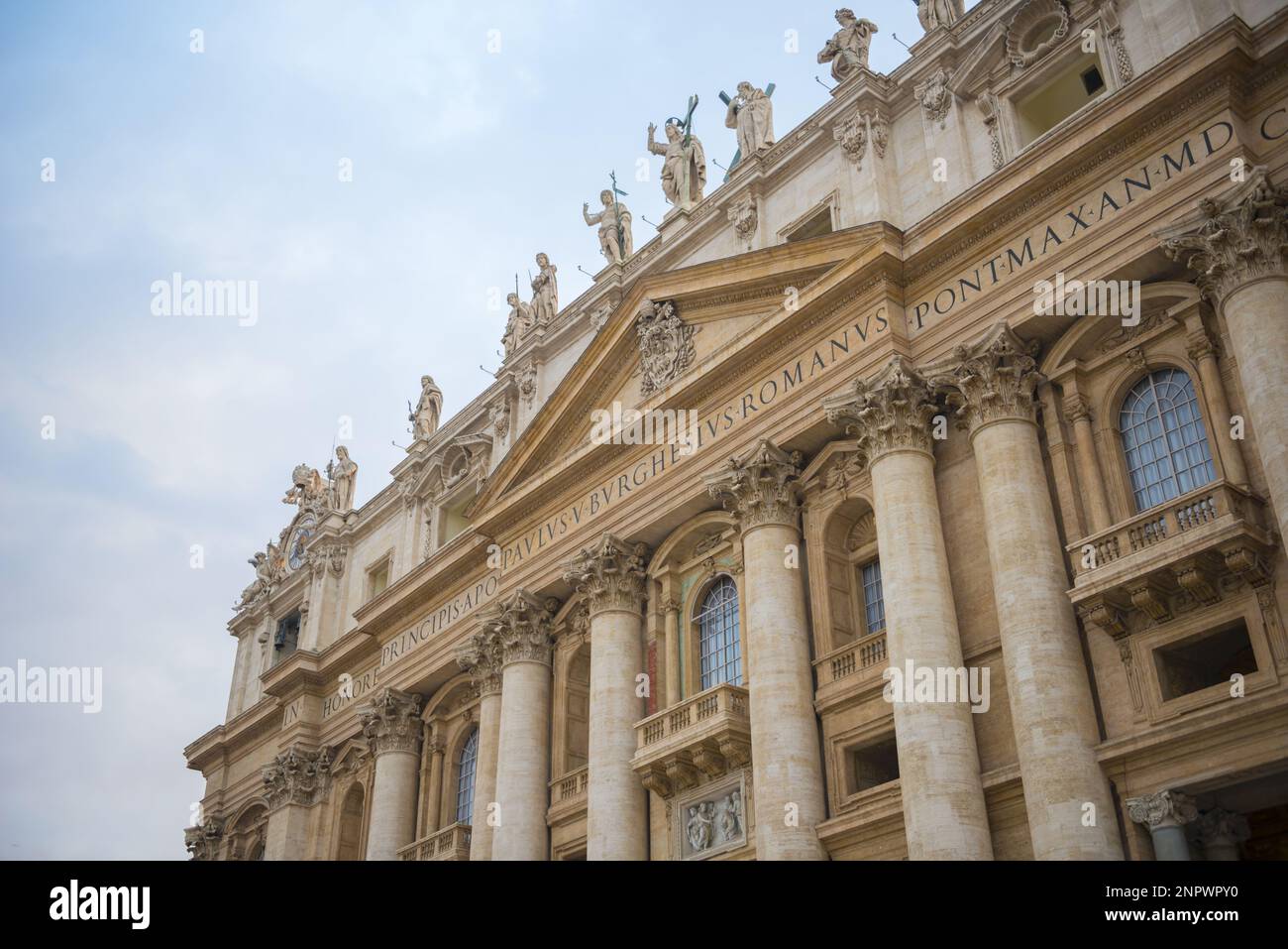 Saint Peter's Basilica in Vatican City in Rome, Veneto in Italy Stock ...