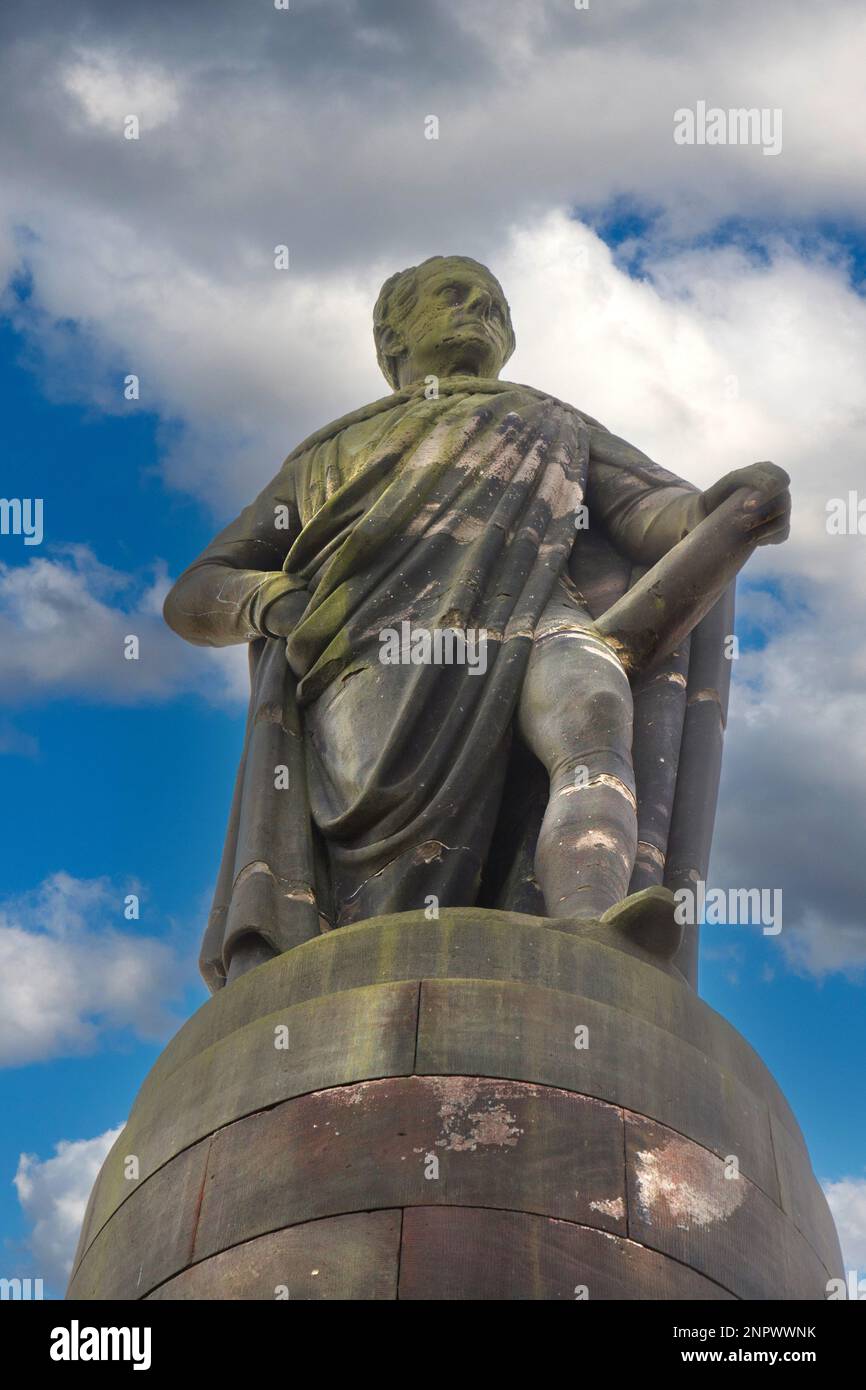 statue The Duke of Sutherland Monument, Trentham Estate, staffordshire ...