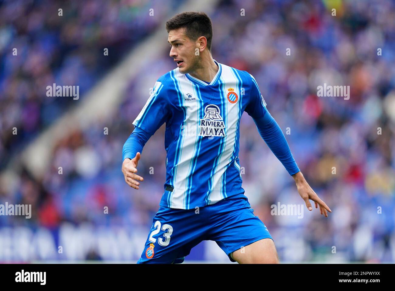 Cesar Montes of RCD Espanyol during the La Liga match between RCD ...