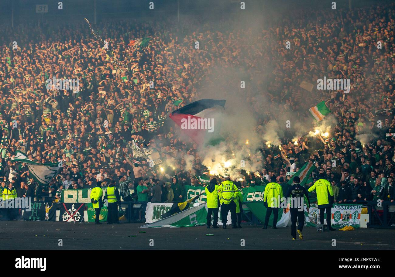 Glasgow, Scotland, UK. 26th February 2023; Hampden Park, Glasgow ...