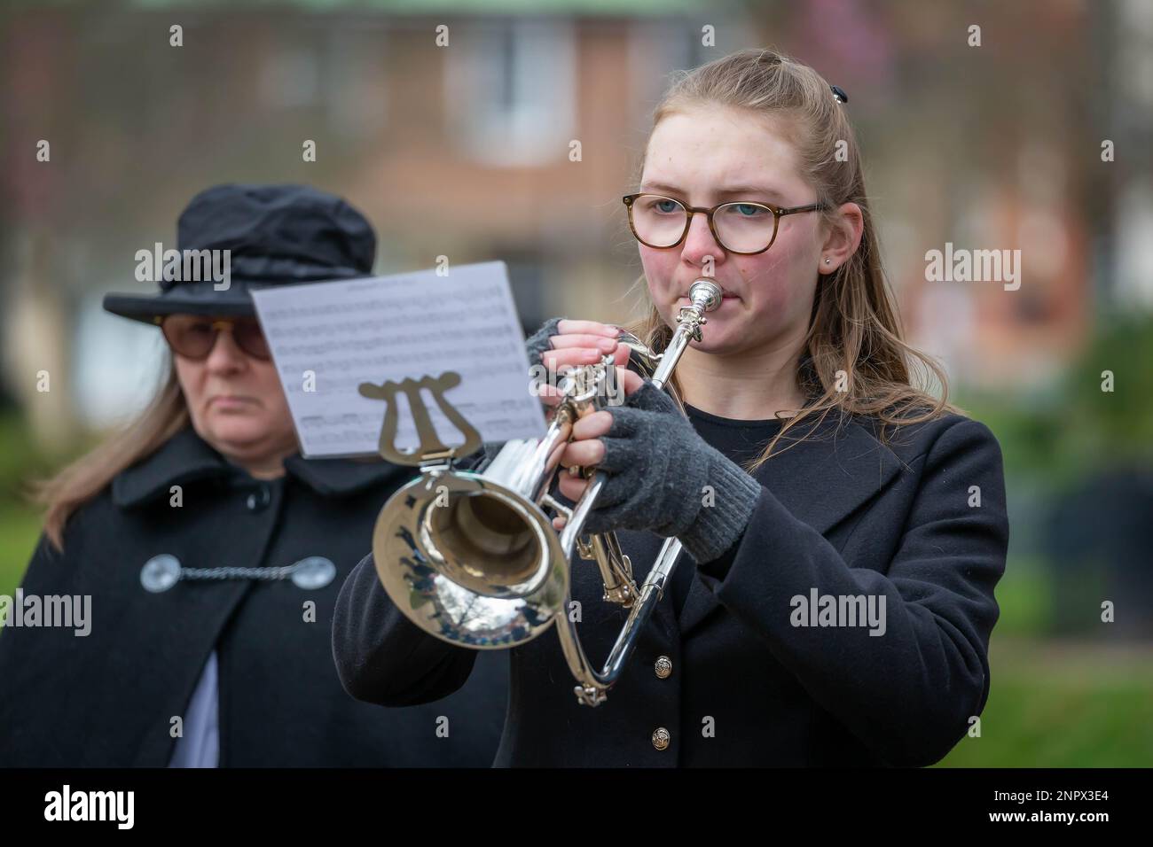 Commemoration service for the 123rd anniversary of the charge of Pieter ...