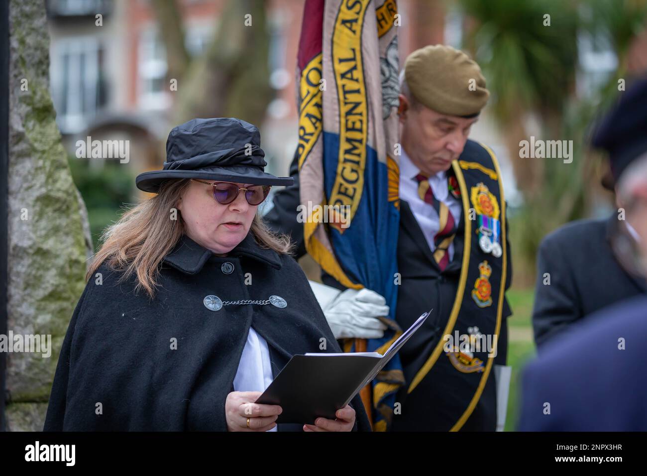 Commemoration service for the 123rd anniversary of the charge of Pieter ...