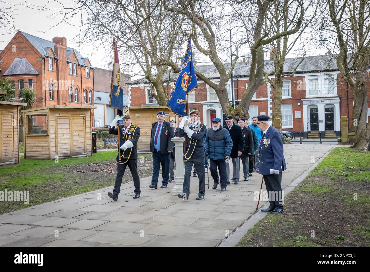 Commemoration service for the 123rd anniversary of the charge of Pieter ...