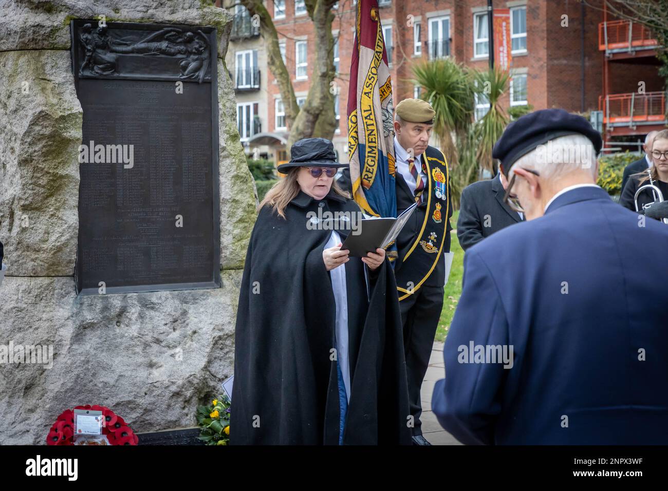 Commemoration service for the 123rd anniversary of the charge of Pieter ...