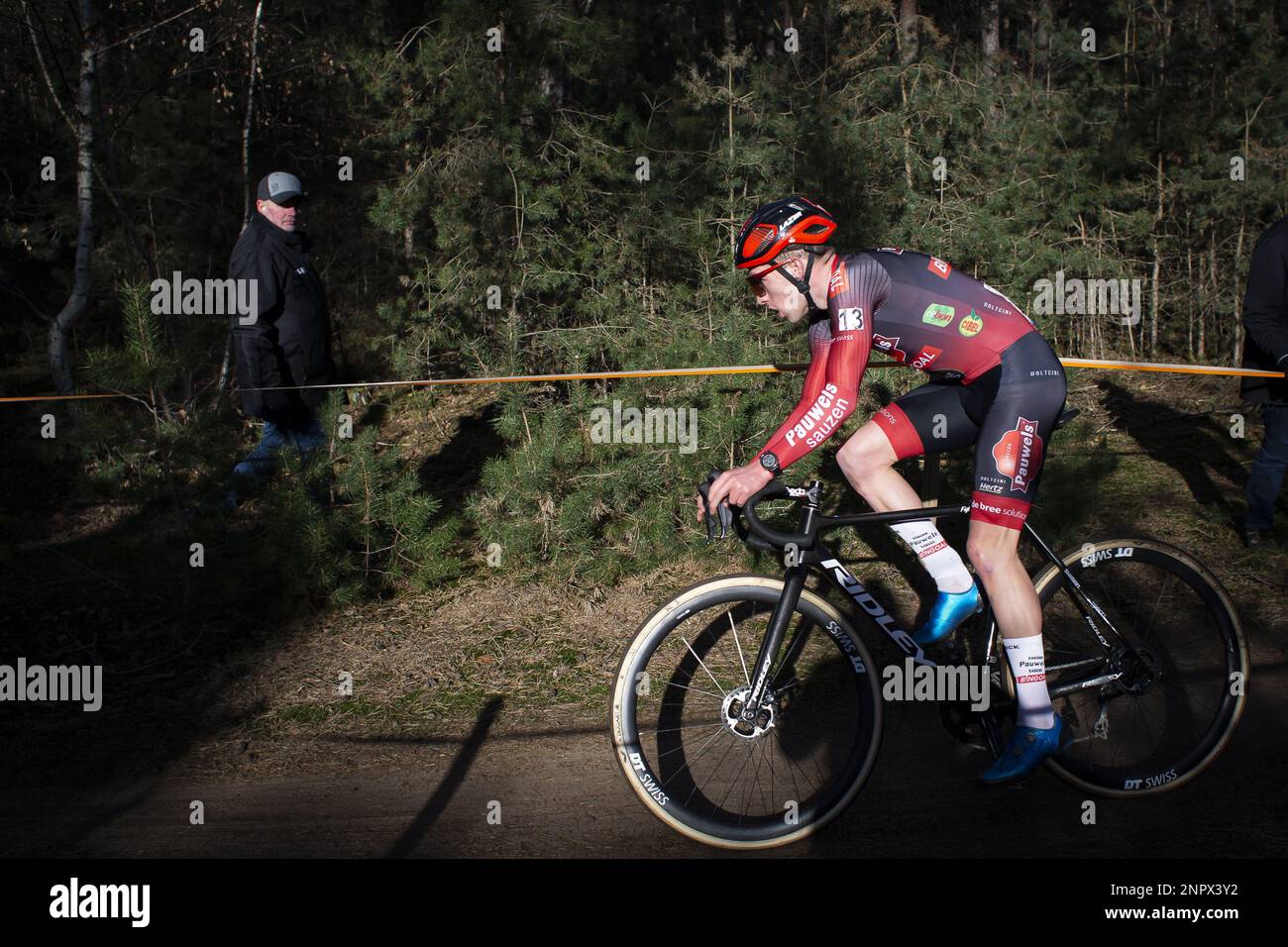 Dutch Ryan Kamp pictured during the men's elite race at the ...