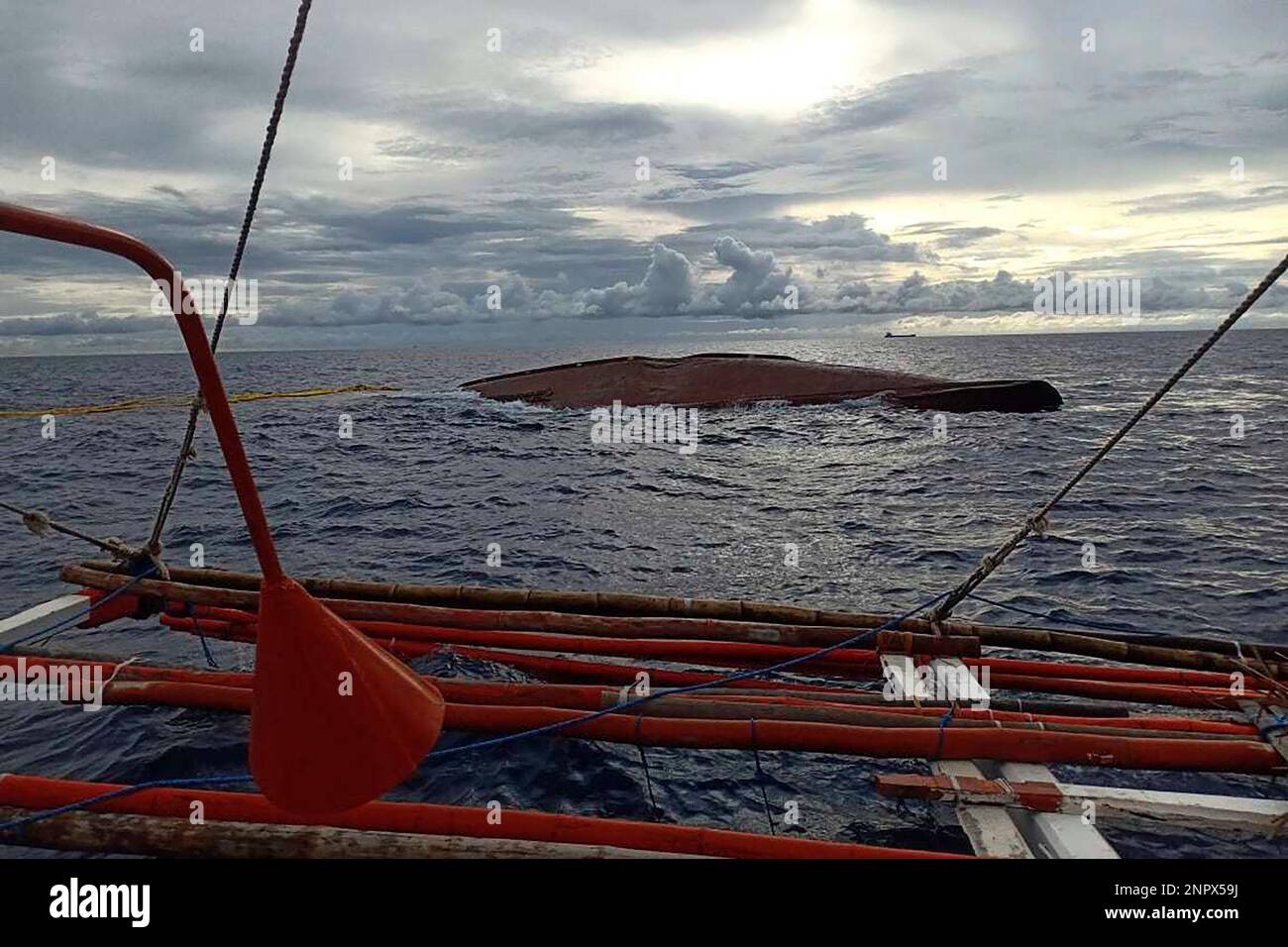 This June 28, 2020, photo provided by the Philippine Coast Guard, shows ...
