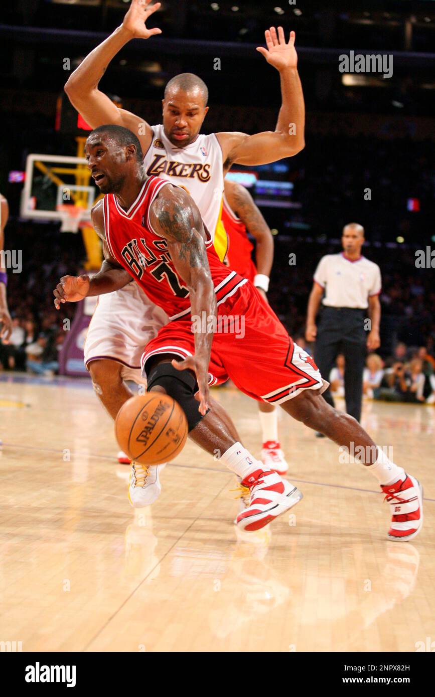 Chicago Bulls guard Ben Gordon (7) makes a move with the basketball ...