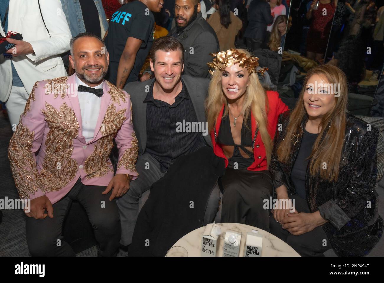 Elie Balleh, Jack Harnett, Luciana Pampalone and Lynette Dallas attend ...