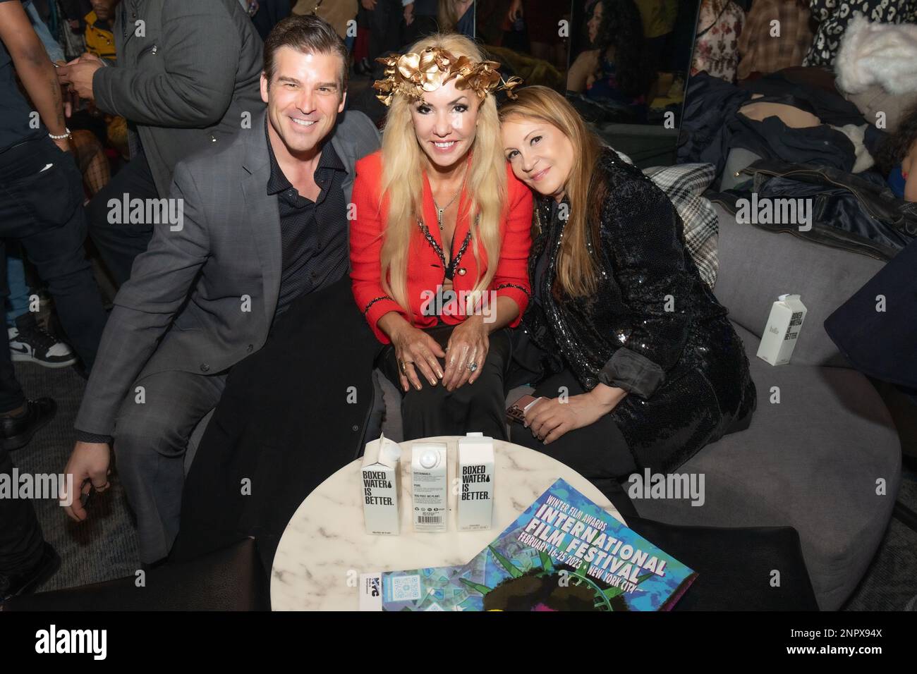 Jack Harnett, Luciana Pampalone and Lynette Dallas attend the Winter ...