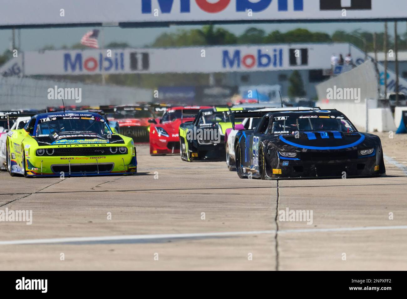 February 26, 2023, Sebring, Florida, U.S: Pole sitter JUSTIN MARKS in ...