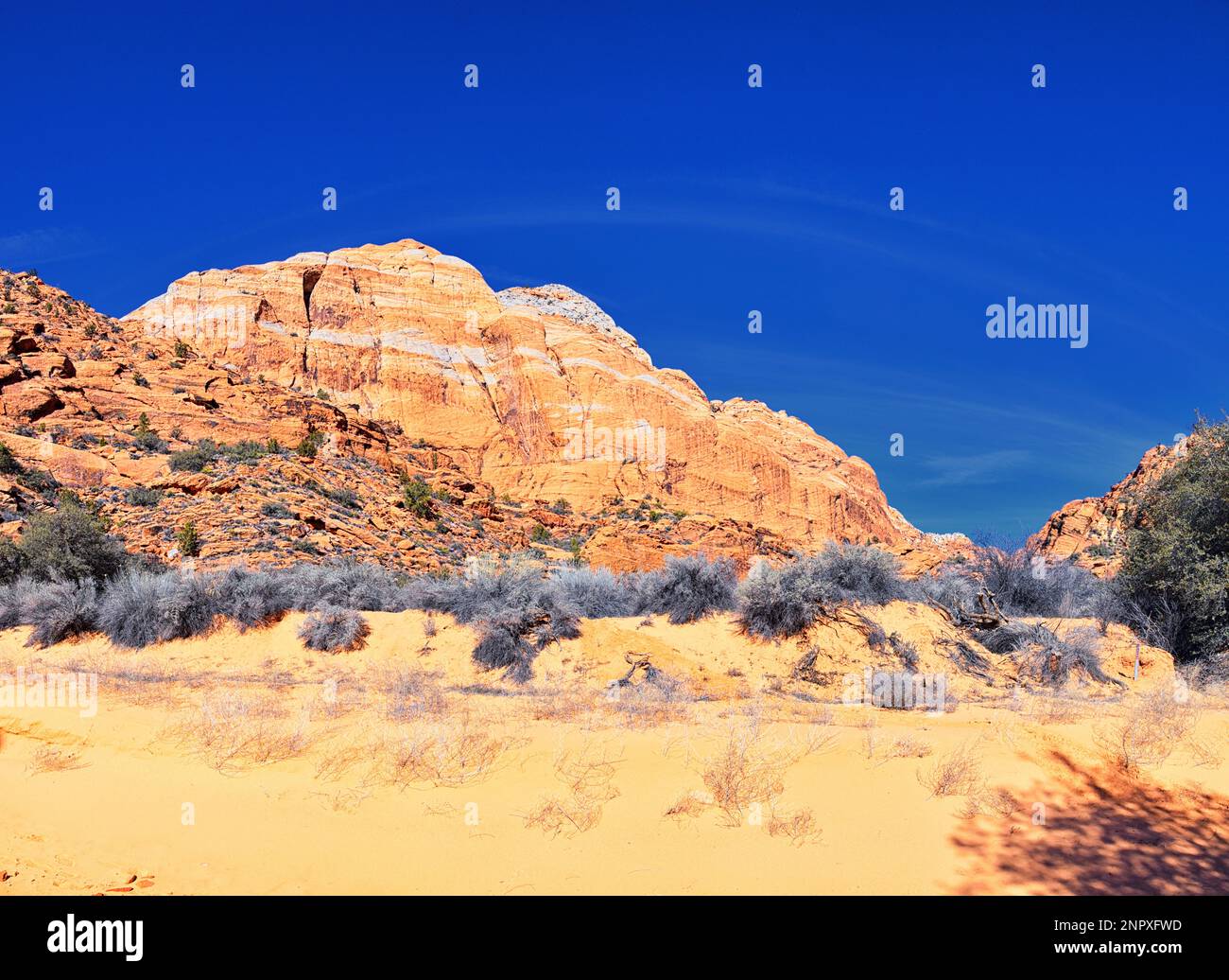 Snow Canyon State Park Red Sands views from hiking trail Cliffs ...
