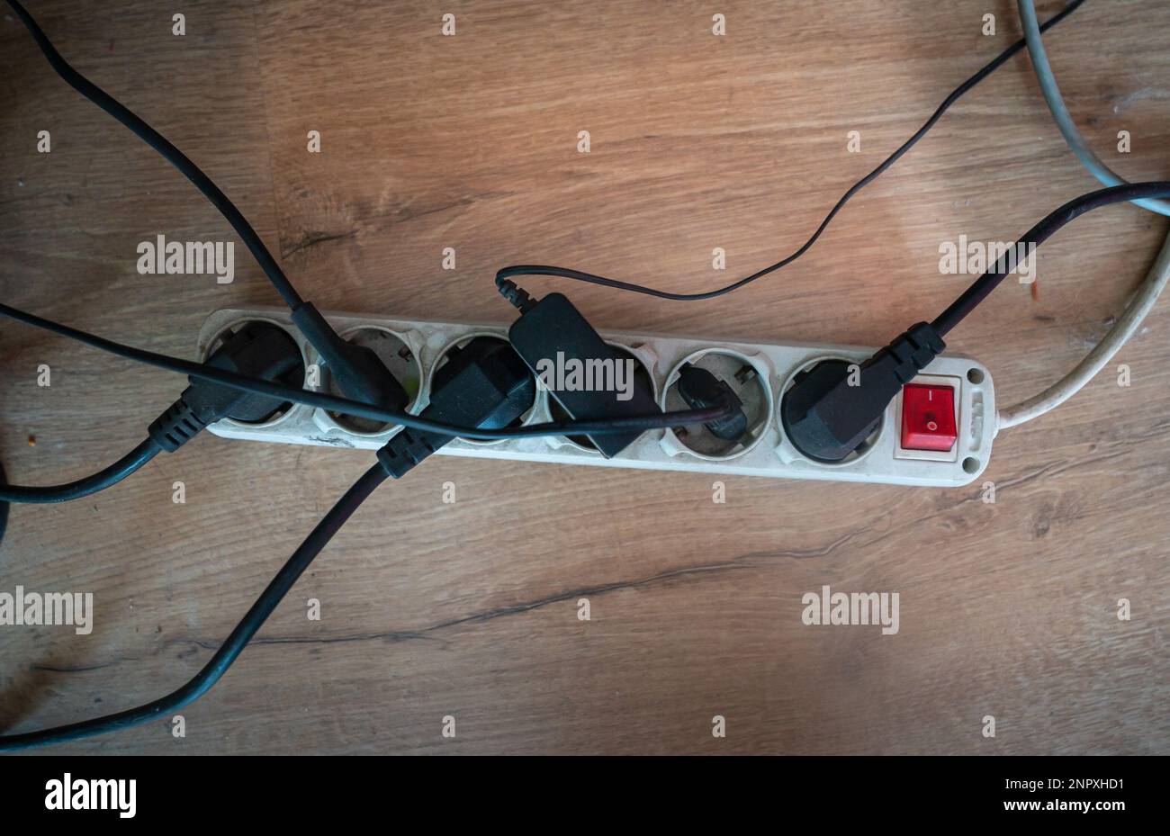 Many electricity power plugs hi-res stock photography and images - Alamy