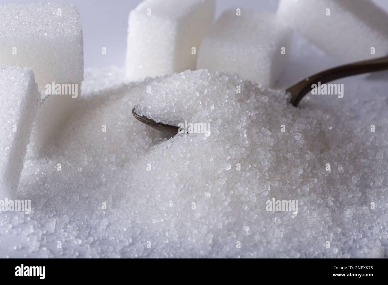 Cube Confection: A Playful Take on Sugar in Cube and Powder Form Stock ...