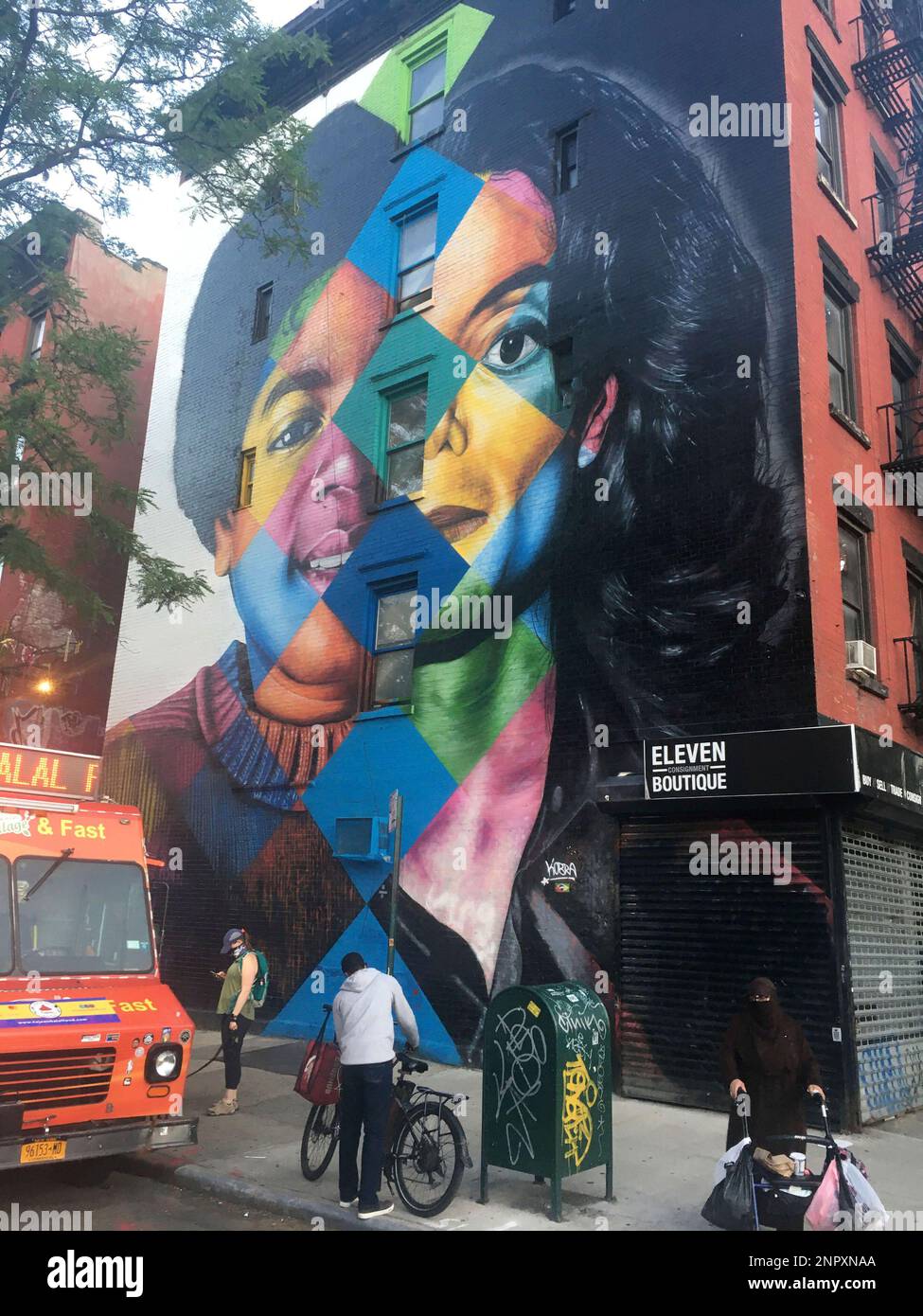 Photo by: zz/STRF/STAR MAX/IPx 2020 6/14/20 Michael Jackson mural ...