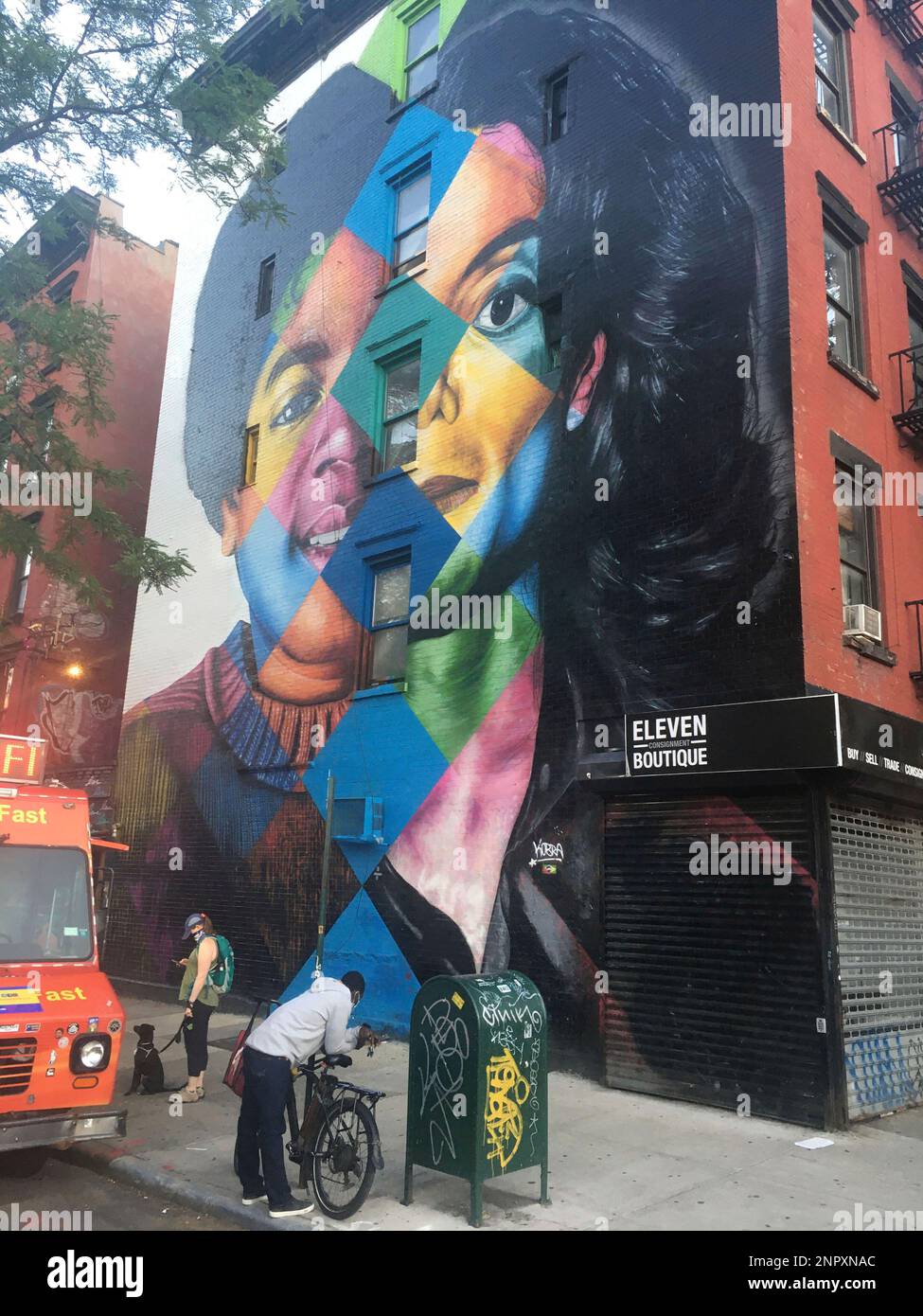 Photo by: zz/STRF/STAR MAX/IPx 2020 6/14/20 Michael Jackson mural ...