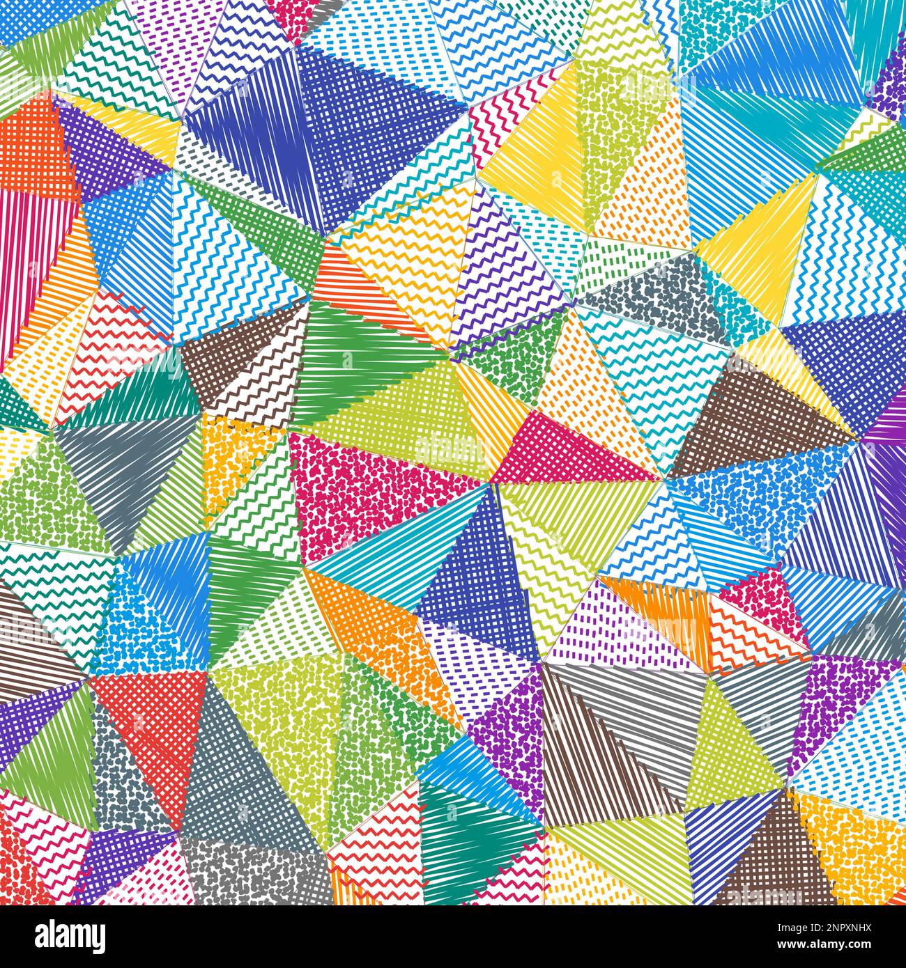 Low poly sketch background. Astonishing square pattern. Neat abstract ...