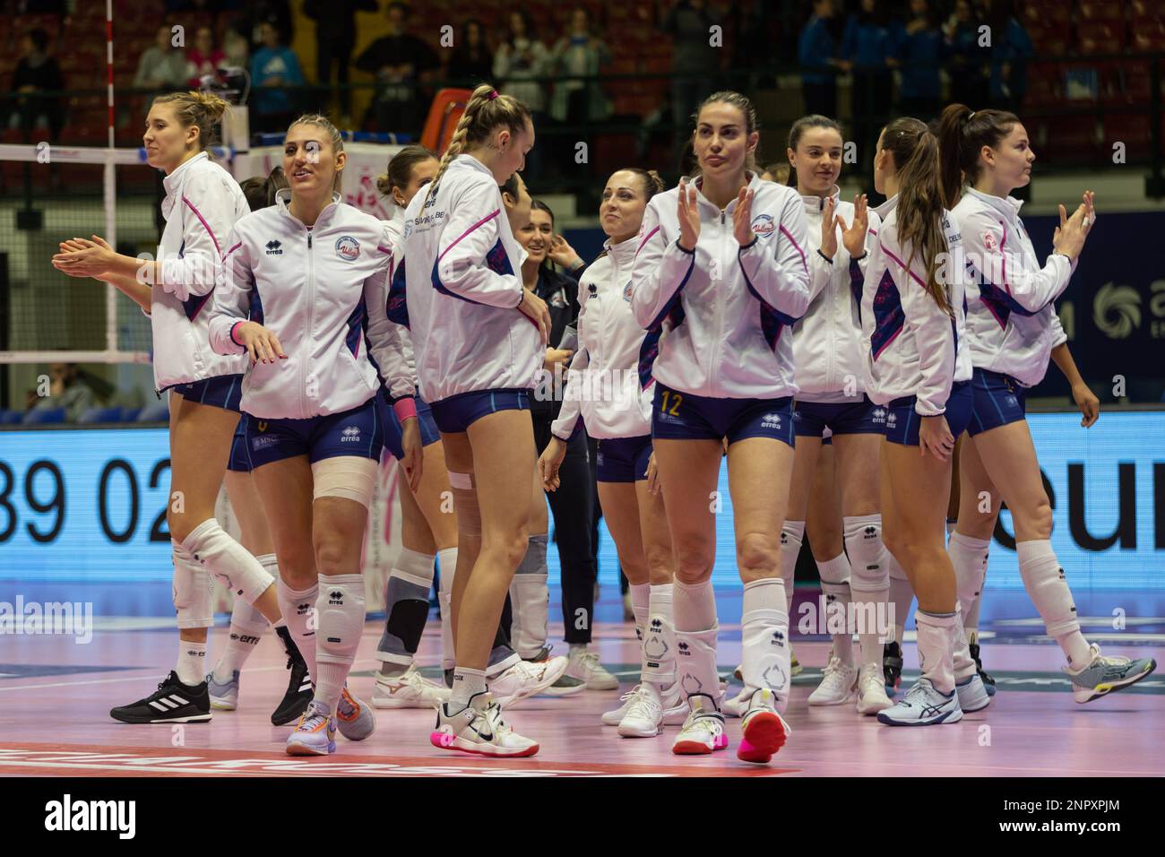 Players of Savino Del Bene Scandicci Stock Photo - Alamy